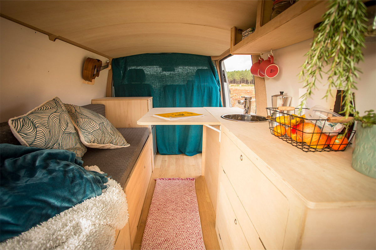 Unité Latérale Grand Table L1 A4 - Aménagement VW T5 / T6